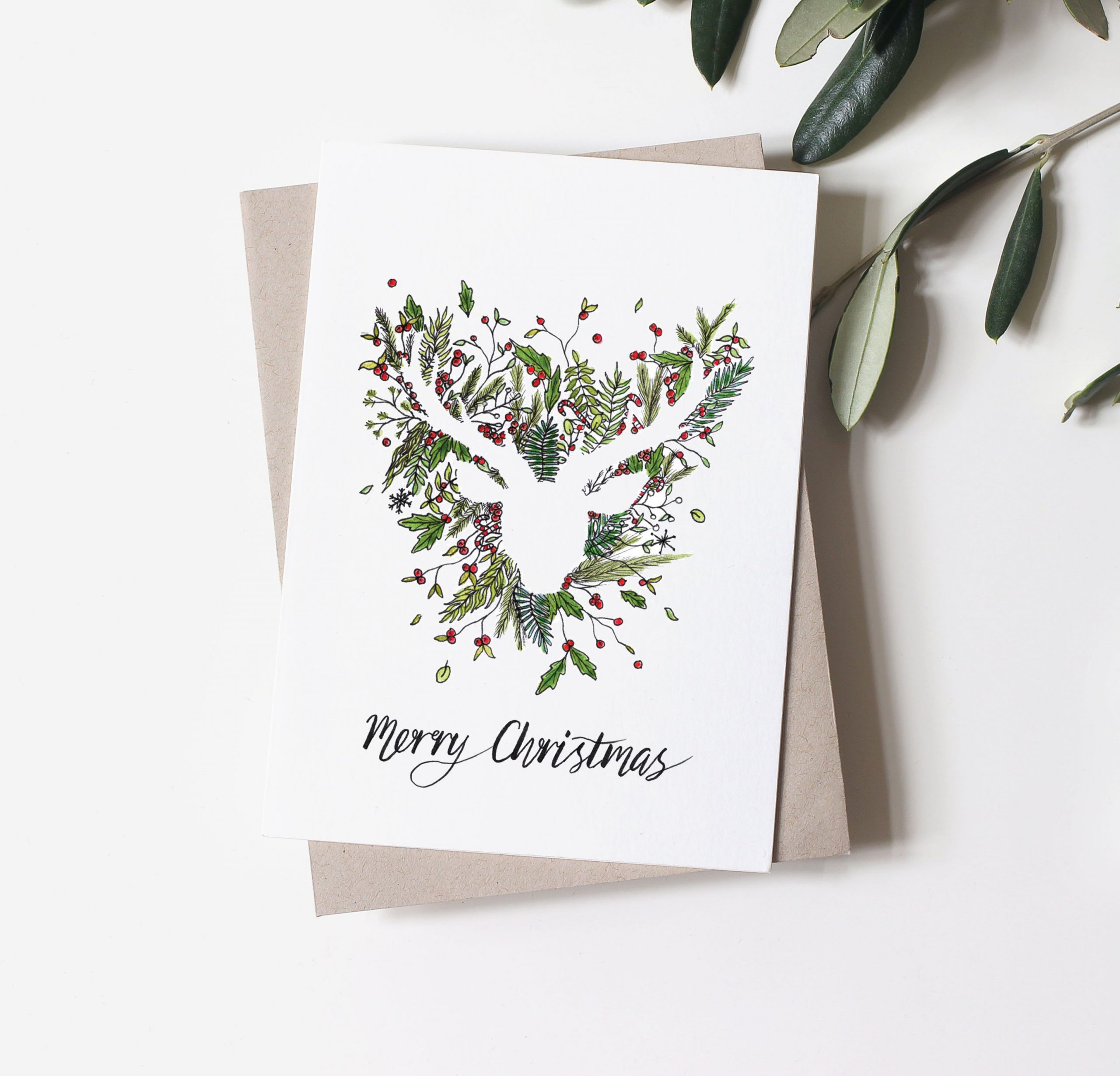 Stag Christmas Cards | Pack of 5